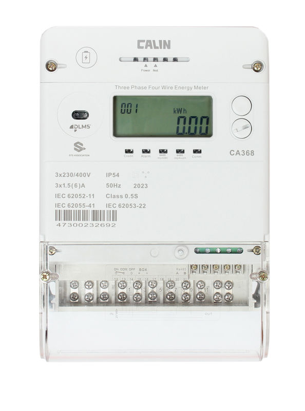 CT Three Phase Four Wire Smart Prepaid Electricity Meter Current ...