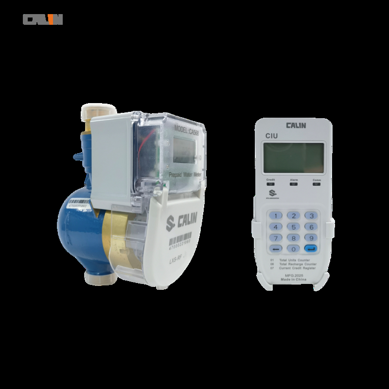 Kenya R160 LCD Kelas C LCD Meter Air Domestik Dengan Katup Bola Motor ...