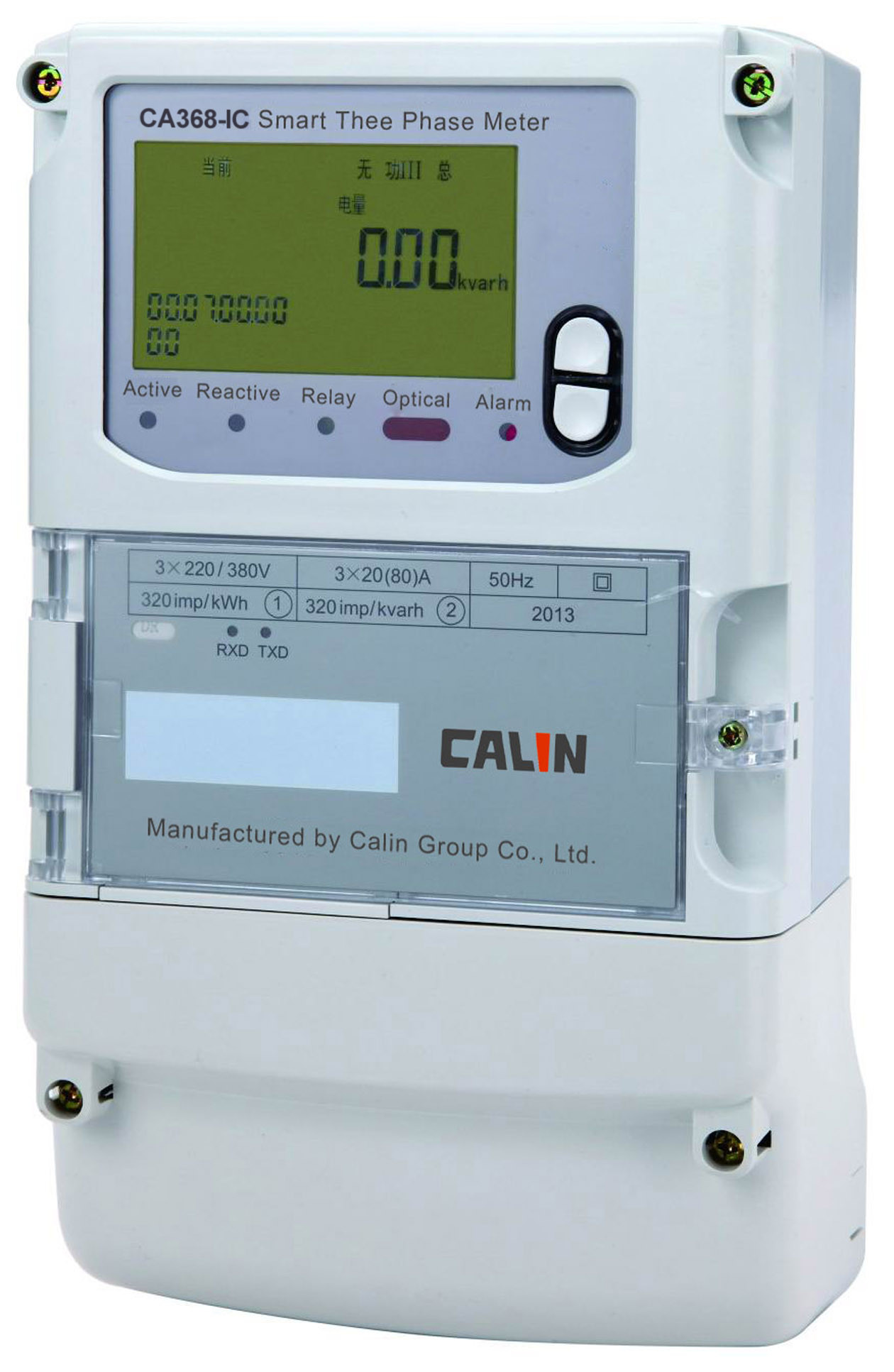 4 Kawat Tiga Kilometer Jam Kilowatt Meter 240V Pembayaran Listrik Meter